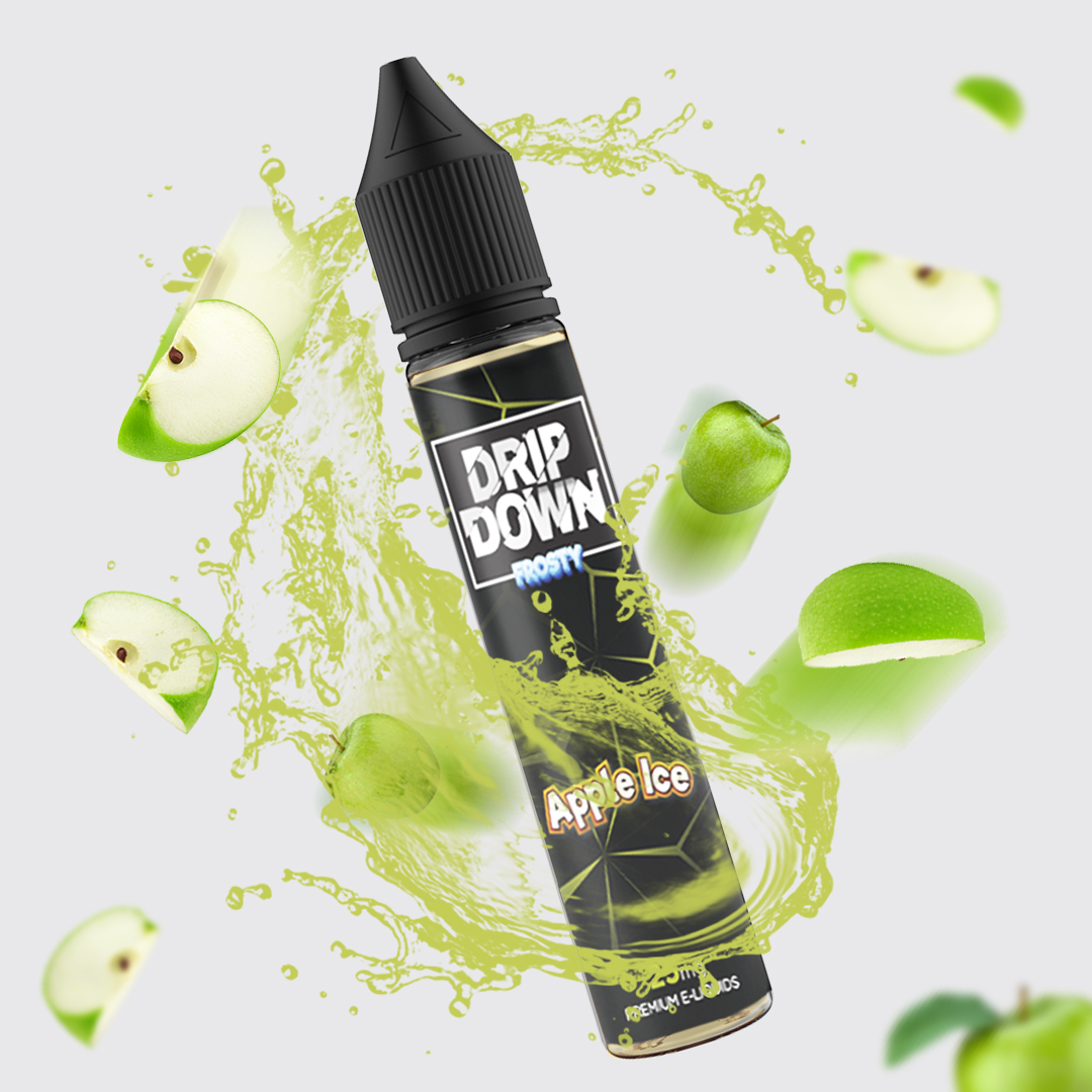 Drip Down Frosty Apple Ice Saltnic 30ml - VapeTreat