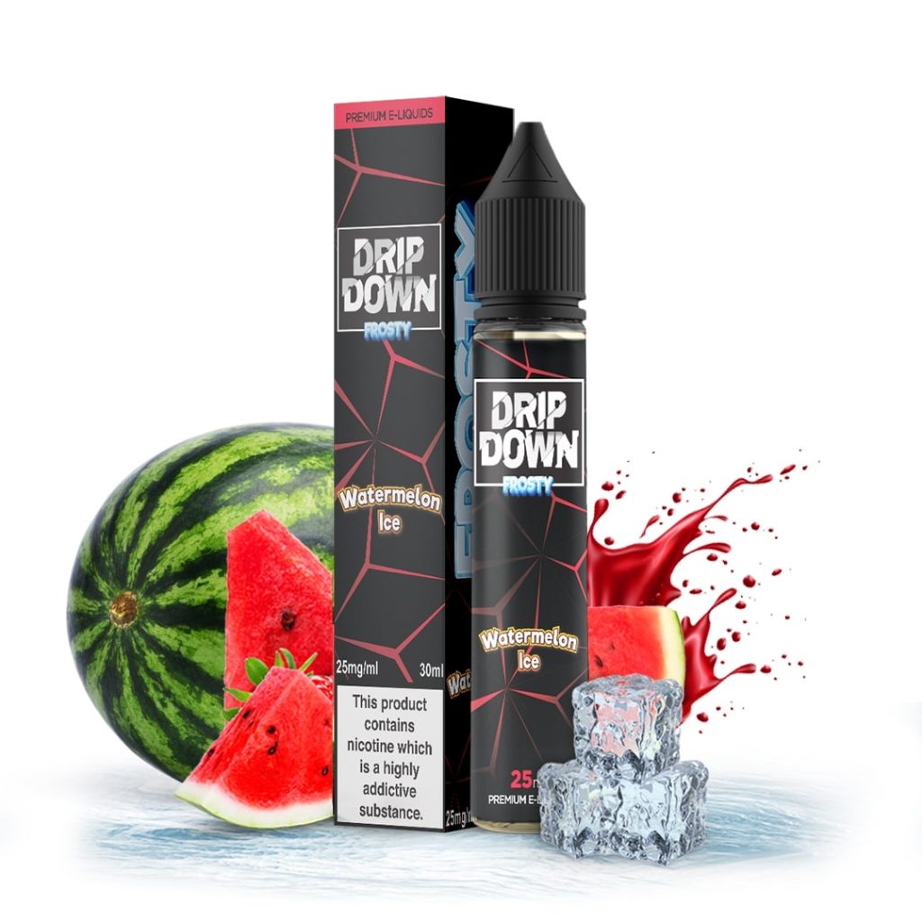 Drip Down Frosty Watermelon Ice Saltnic 30ml - VapeTreat